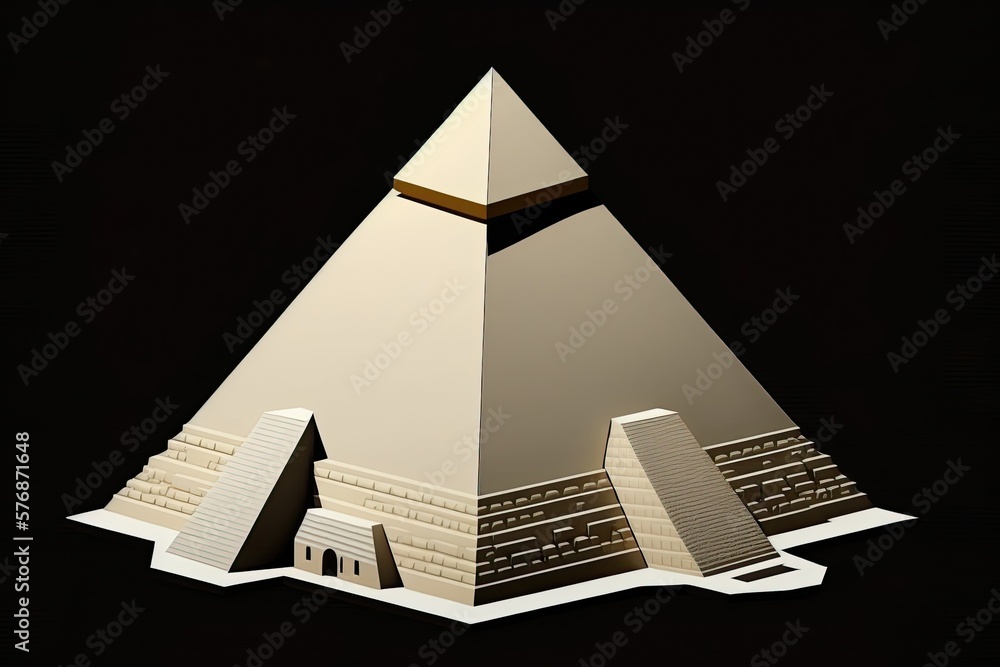 The Pyramid of Khafre (also spelled Khafra, Khefren, and Chephren) or ...