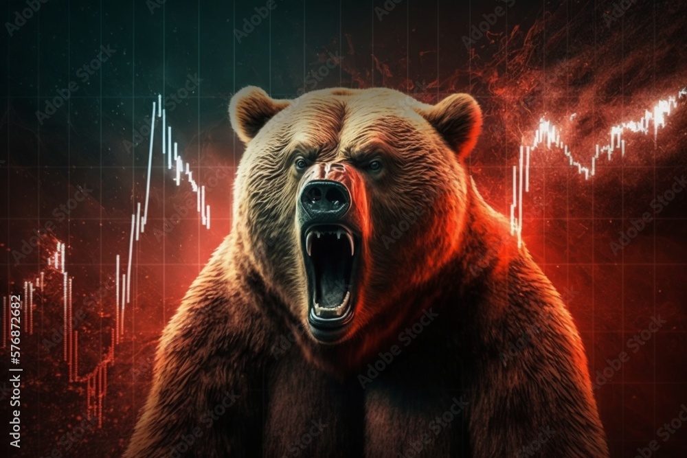 Stock Market Chart - Bear Market - Financial Backgrounds ...