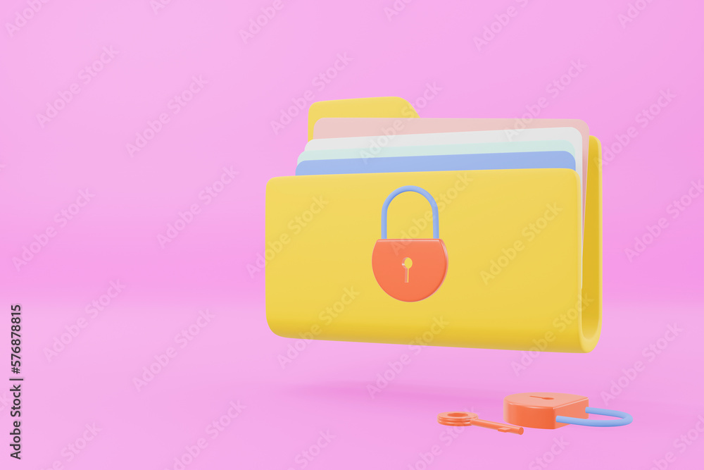 3d folder and paper for document management files work effectively anti ...