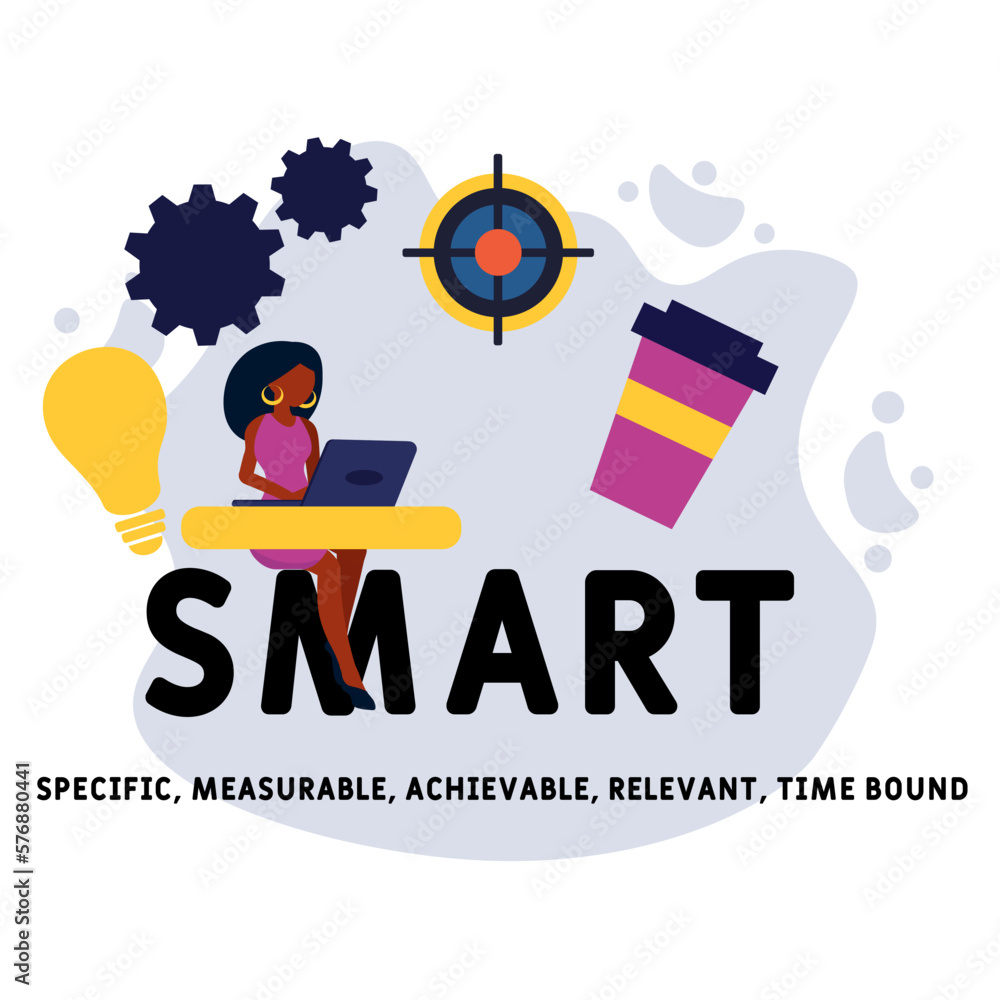 SMART - specific, measurable, achievable, relevant, time bound acronym ...