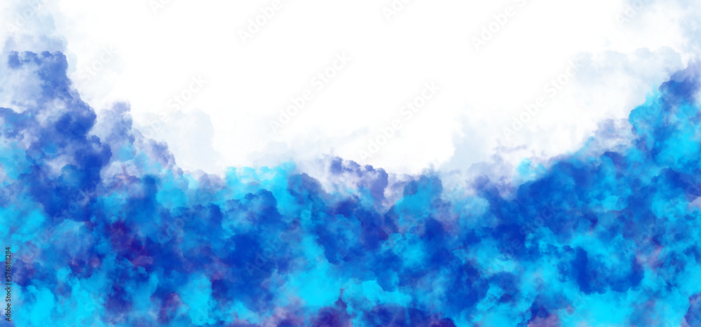 transparent blue Smoke border Stock Illustration | Adobe Stock