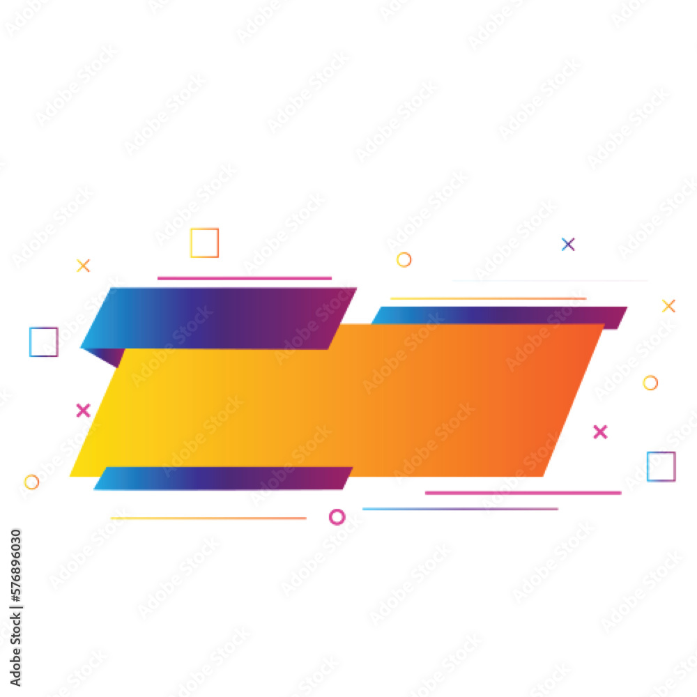 Blob abstract shape organic banner design element. Vector fluid round ...