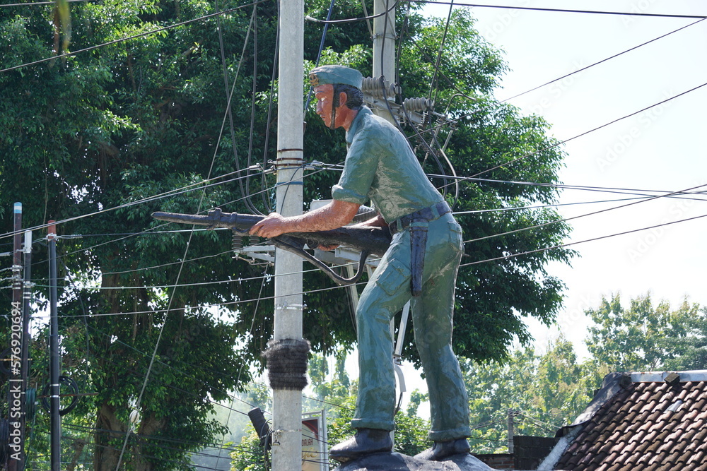 Sikatan Battalion Mobile Struggle Monument. This monument is a symbol ...