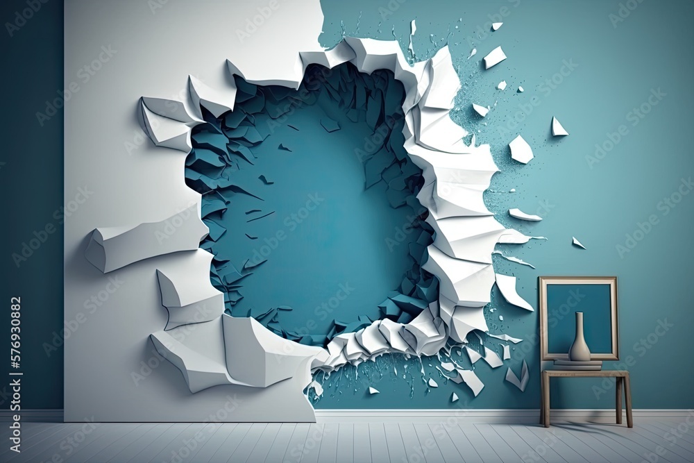 Wallpaper peeling off the wall. Dismantling wallpaper and repainting a ...
