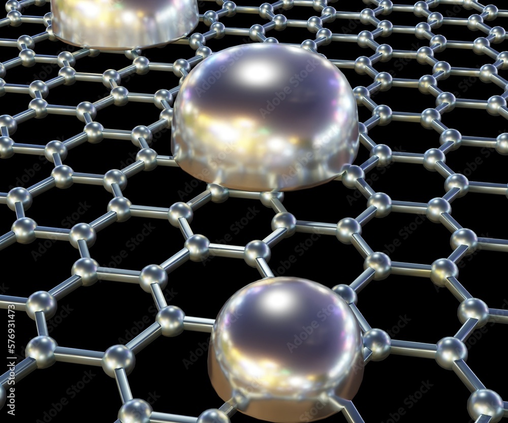 layer of graphene film was formed at the interface between gallium and ...