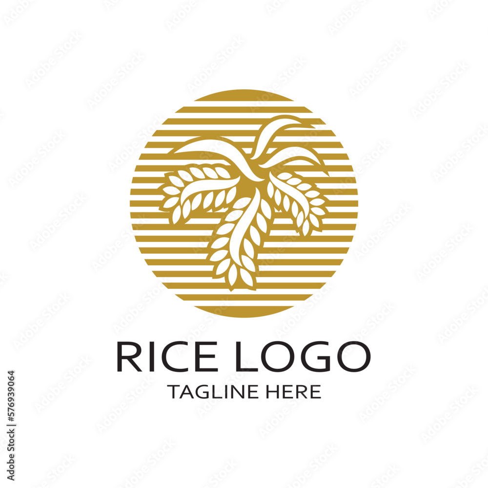 ,rice grain logo,rice,natural organic farming,for business,company ...