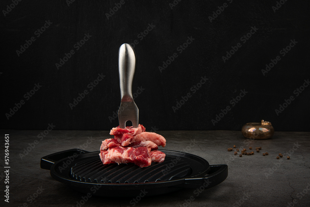 The juicy steak was cooked to perfection and tasted absolutely tasty ...