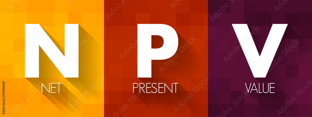 NPV Net Present Value - the cash flows at the required rate of return ...