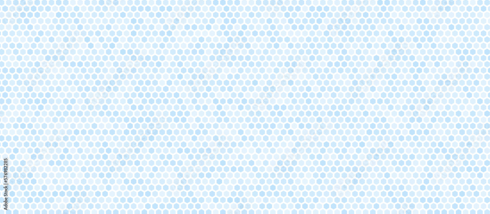 Abstract Hexagon blue Geometric Surface Loop. Blue minimal hexagonal grid pattern animation in ...