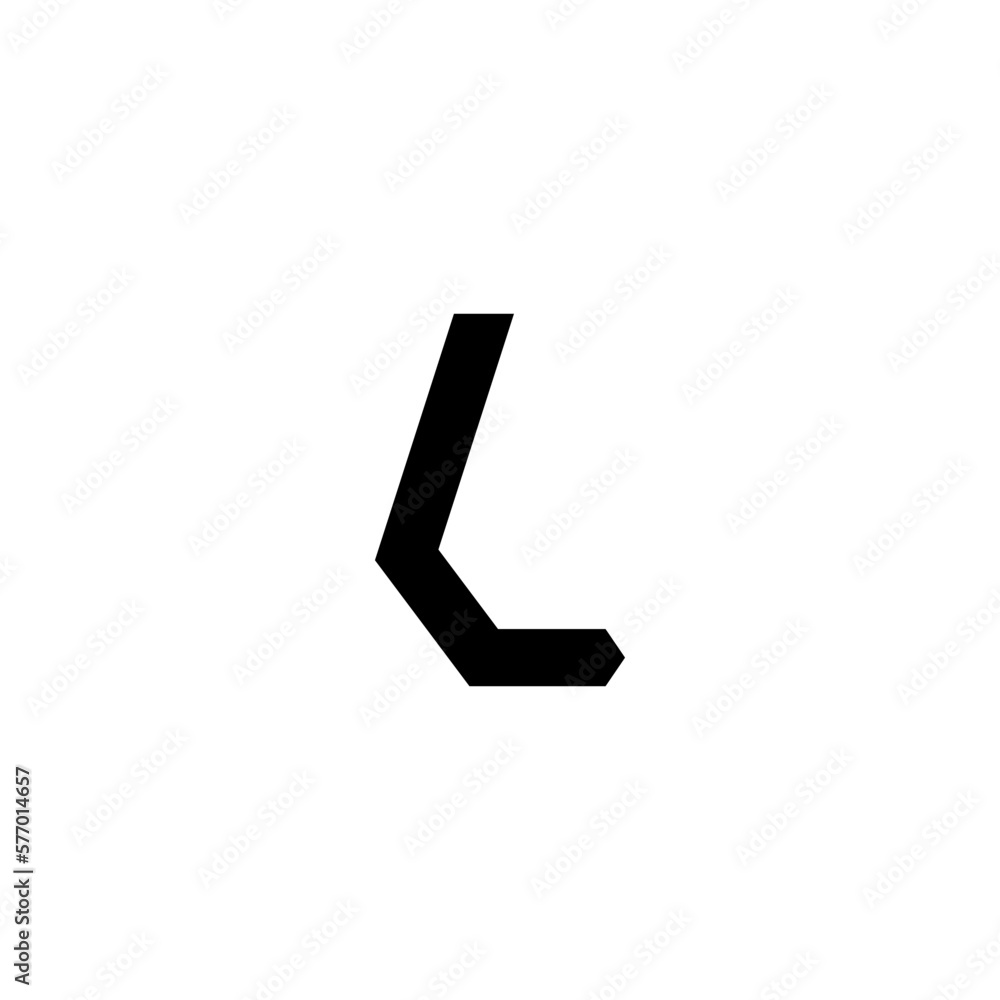 LETTER L VECTOR ILLUSTRATION Stock Vector | Adobe Stock