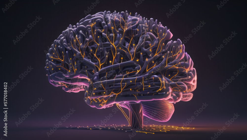 Spread Of Digital Brain Connections Artificial Intelligence And The