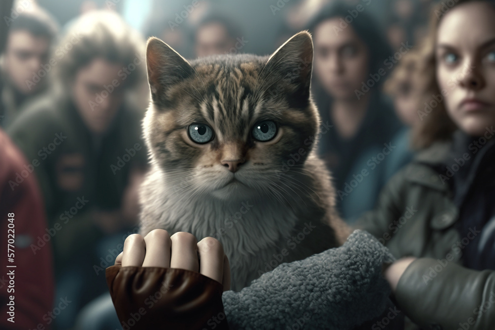 Women's History Month | cat has big, expressive eyes and is looking ...