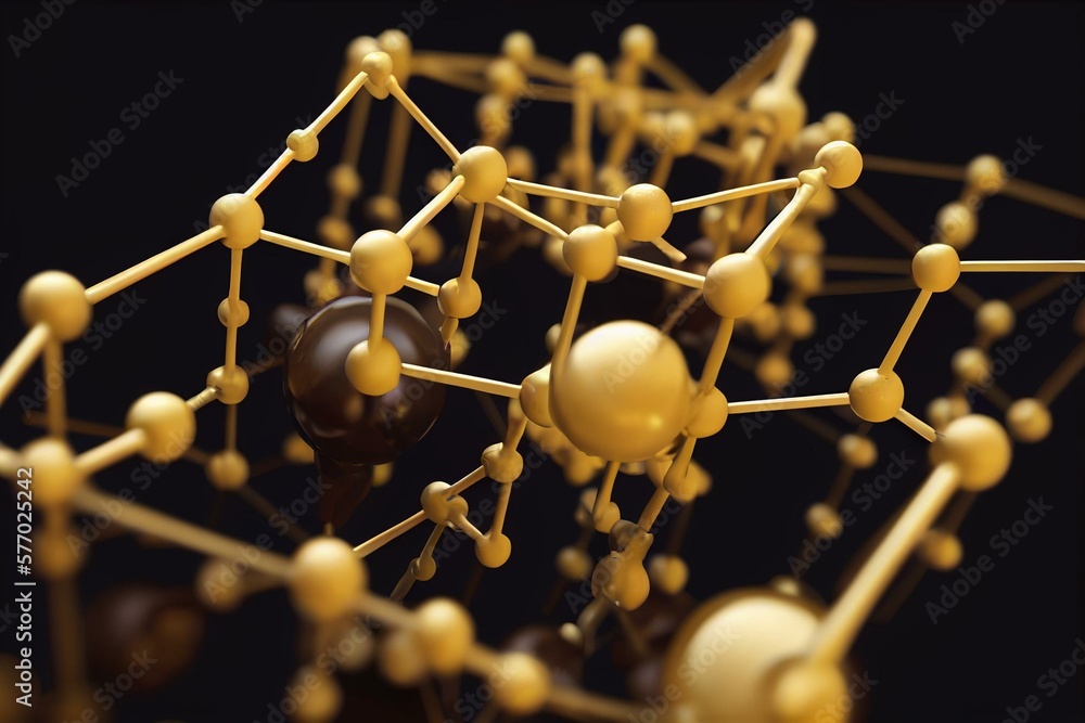 diallyl disulfide molecular structure, 3d model molecule, c6h10s2 ...