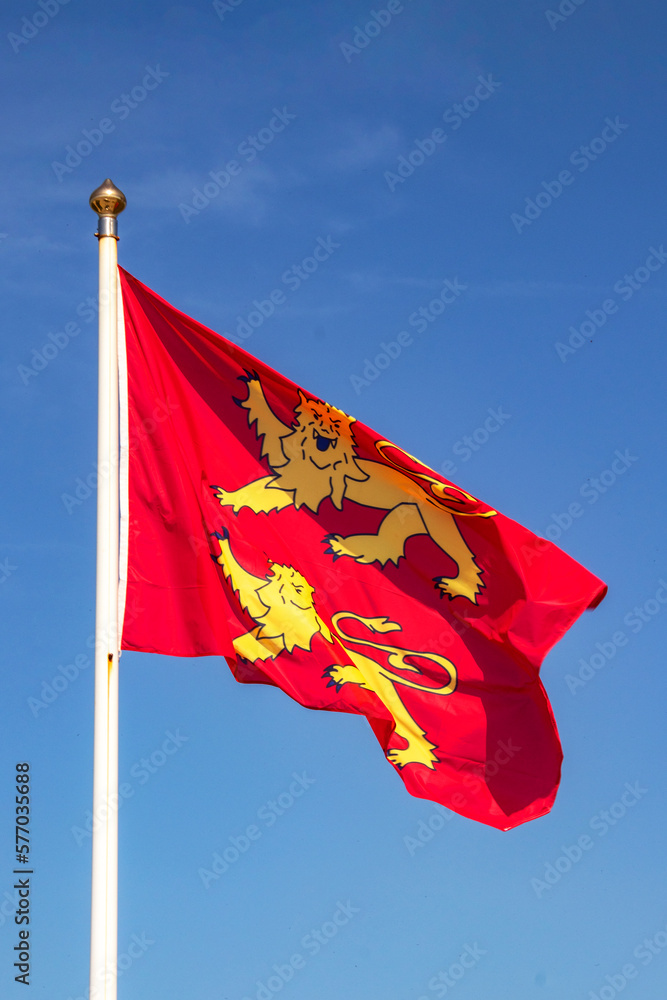 Drapeau de la Normandie Stock Photo | Adobe Stock
