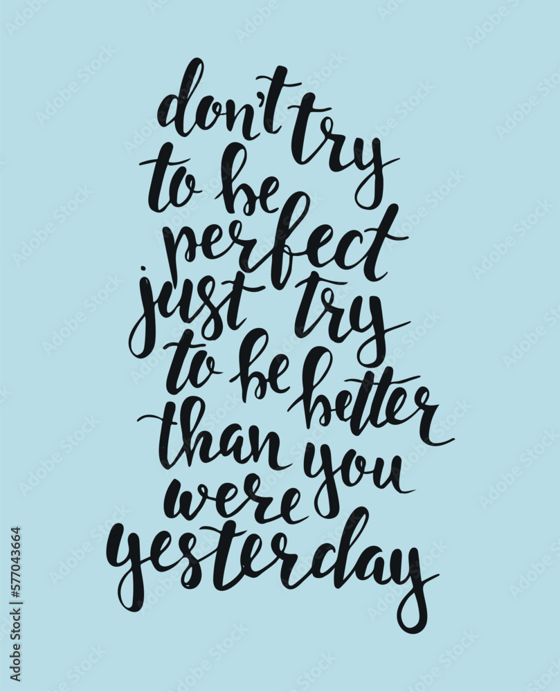 Handwritten Quotes vector design. Handwritten short beautiful words ...