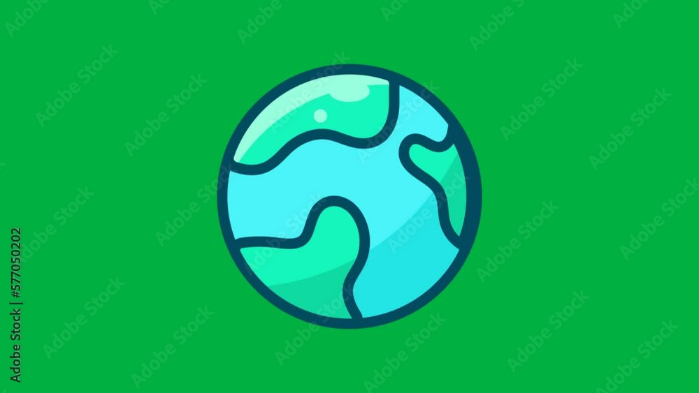 Earth animation on green screen. 4k video animation Stock Video | Adobe ...