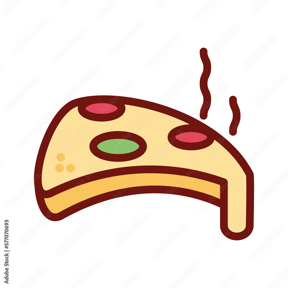 pizza icon PNG image with transparent background Stock Illustration ...