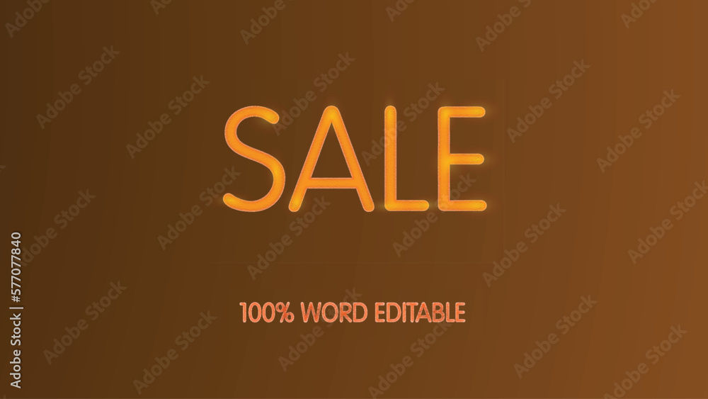 Text effect for Sale, gold effect, modern text effect, text effect 2023 ...