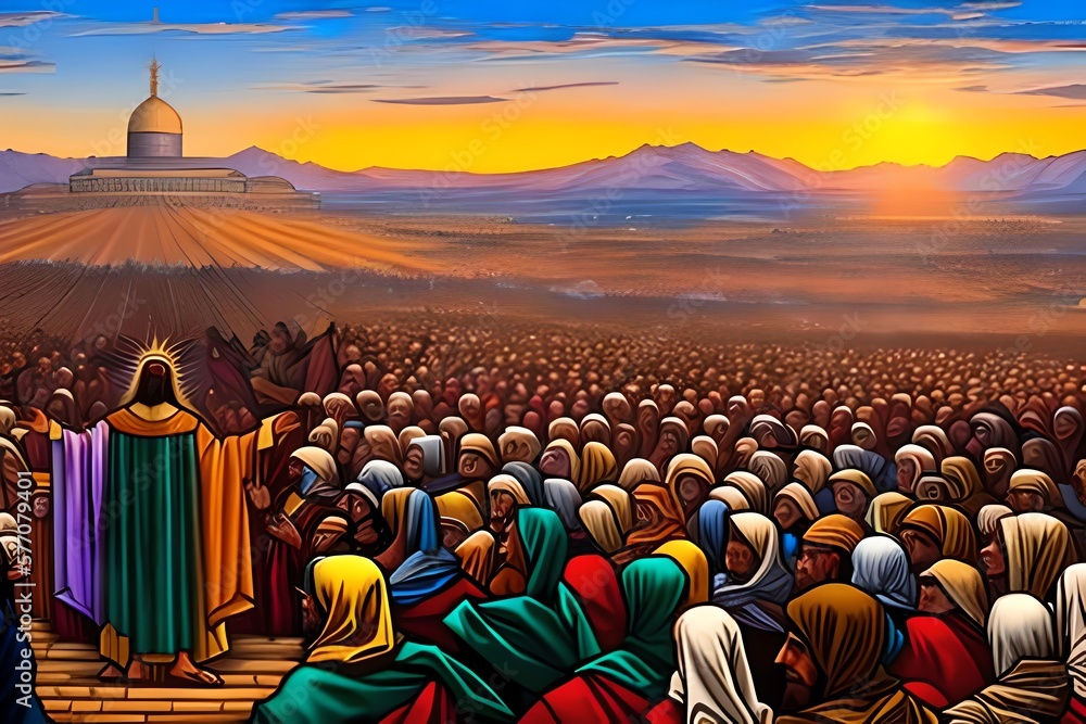 Stained glass of Revelation of Jesus Christ, new testament, religion of ...