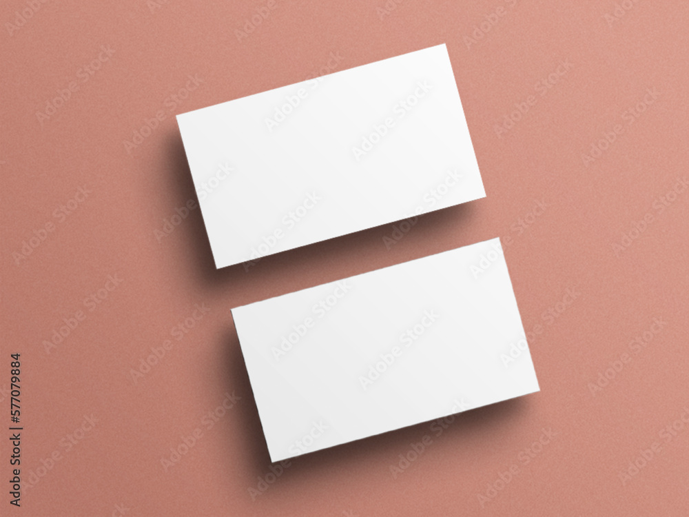 Thank You Card Mockup Stock Vector | Adobe Stock