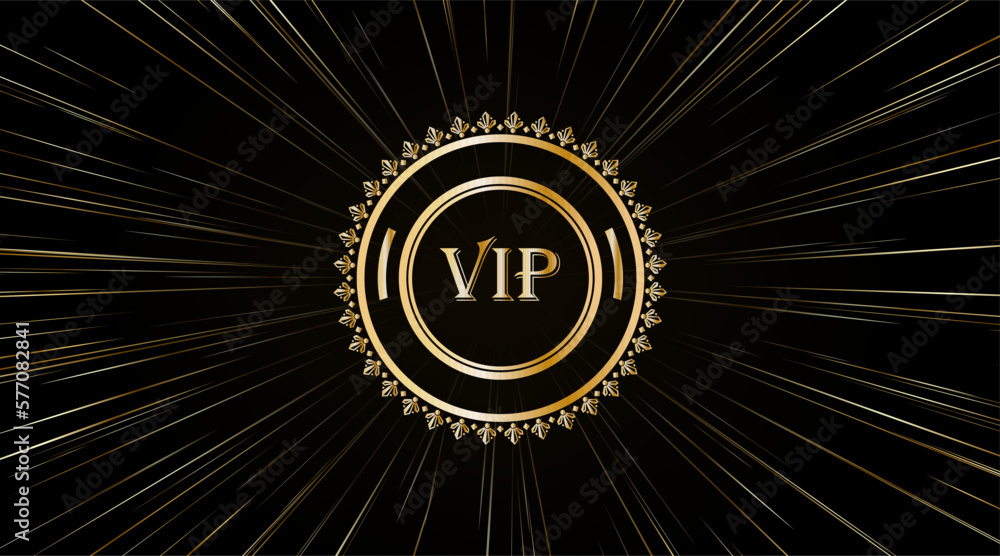 anniversary golden label, luxury gold and black premium vip card for ...