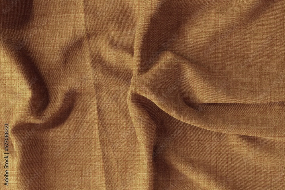 brown fabric texture background. Natural fabric cloth silk texture background. Silk and fabric ...