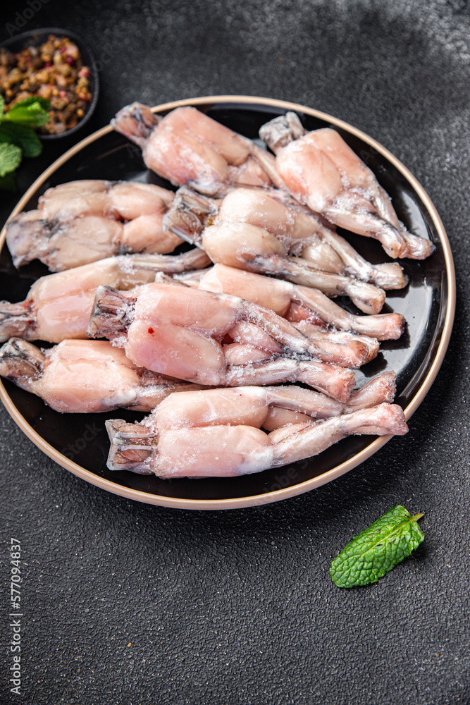 meat frog leg frozen food meal food snack on the table copy space food ...