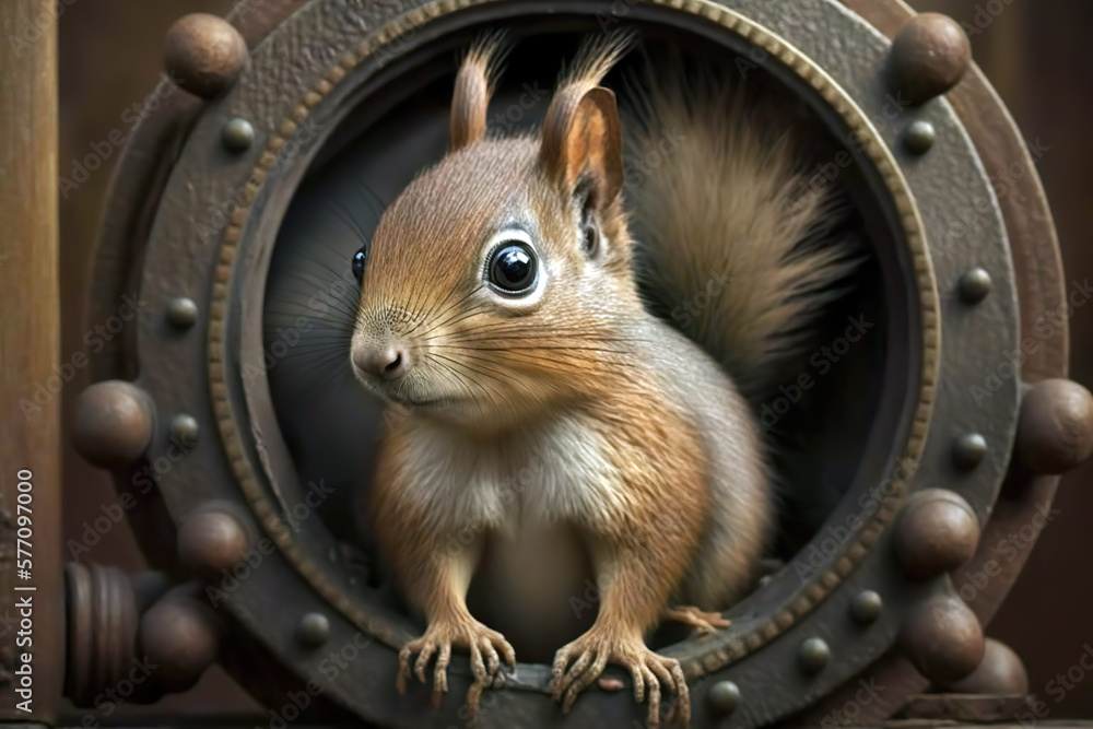 The story of the squirrel and the wheel in everyday life, squirrel ...