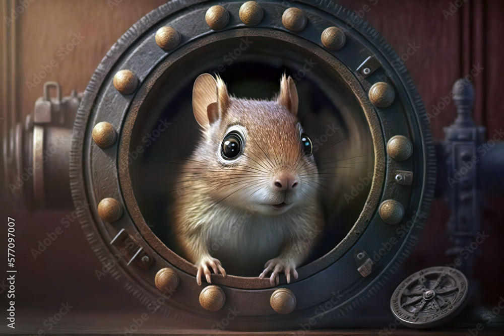 The story of the squirrel and the wheel in everyday life, squirrel ...