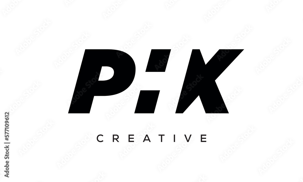 PHX letters negative space logo design. creative typography monogram ...
