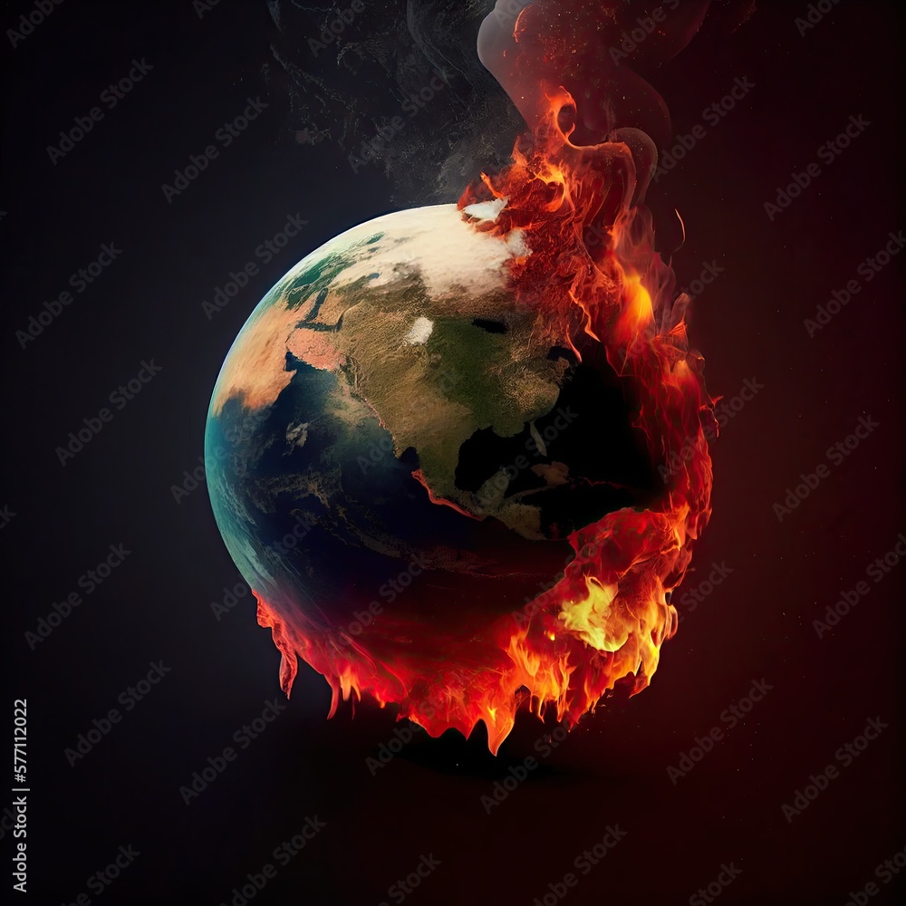 The Dire Reality of Global Warming: A Planet Engulfed in Flames ...