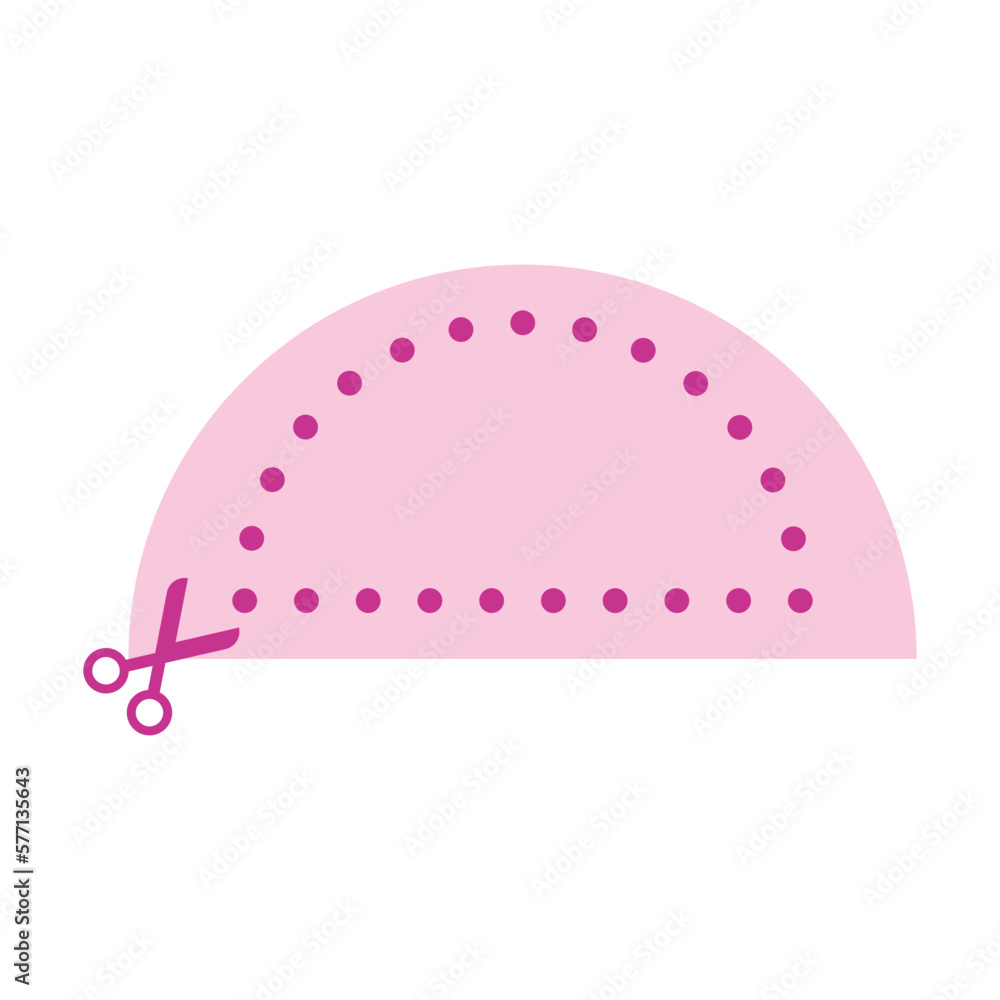 Cutting Practice Activities Semicircle Shape Symbol Element For cutting-practice-activities-semicircle-shape-symbol-element-for