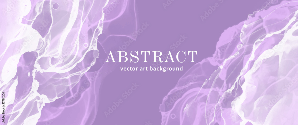 Abstract light purple watercolor vector art background for card, flyer ...