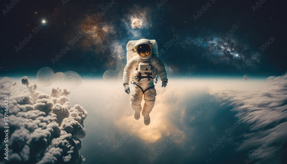 "Astronaut in Space" - an awe-inspiring and breathtaking wallpaper ...