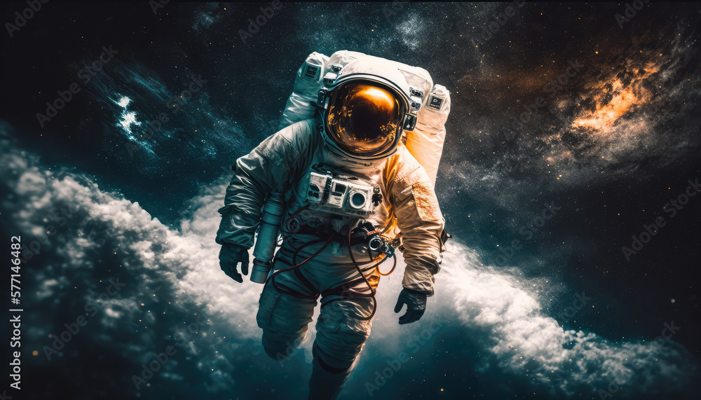"Astronaut in Space" - an awe-inspiring and breathtaking wallpaper ...