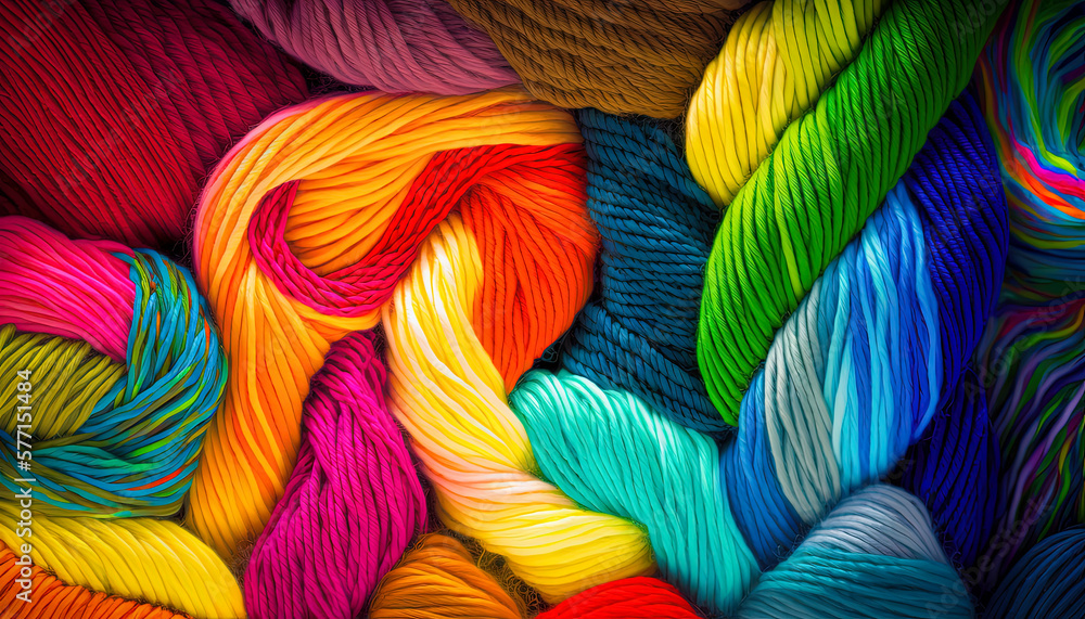 AI Generative illustration of a Creative Photo of Abstract Rainbow ...