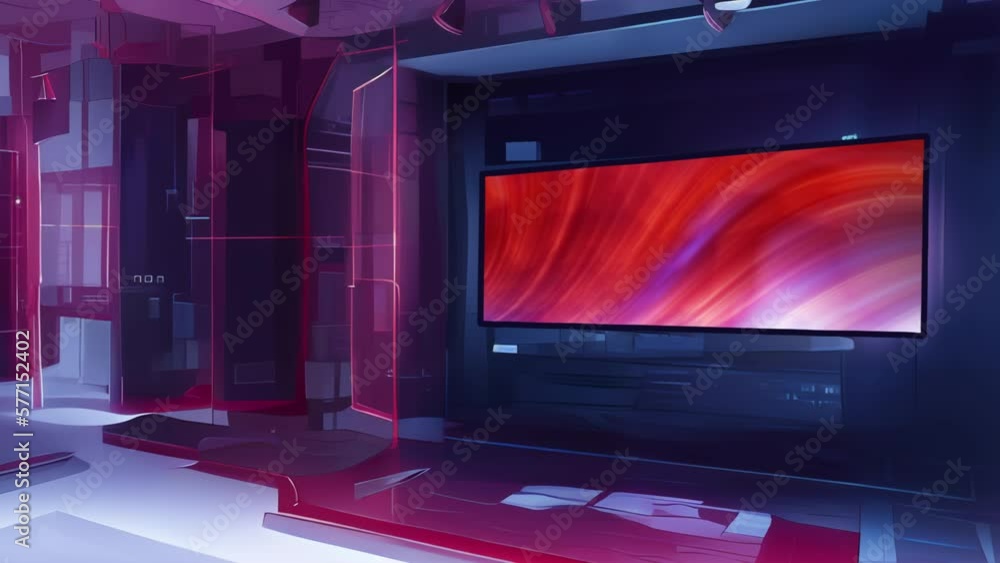 Create a Unique TV Experience with a Virtual TV Studio vídeo de Stock ...
