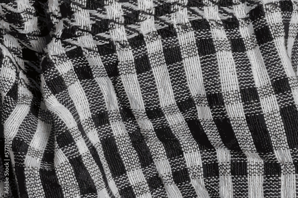 Realistic illustration background texture, pattern. Wool scarf, like ...