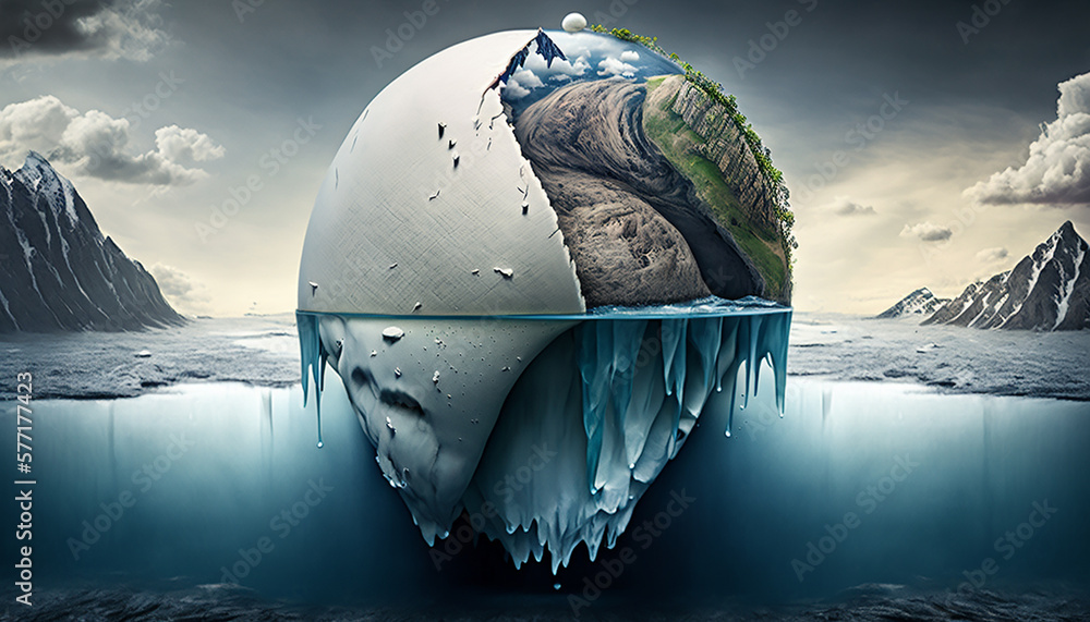 problem of humanity,global warming .Illustration displays the result of air pollution in the ...