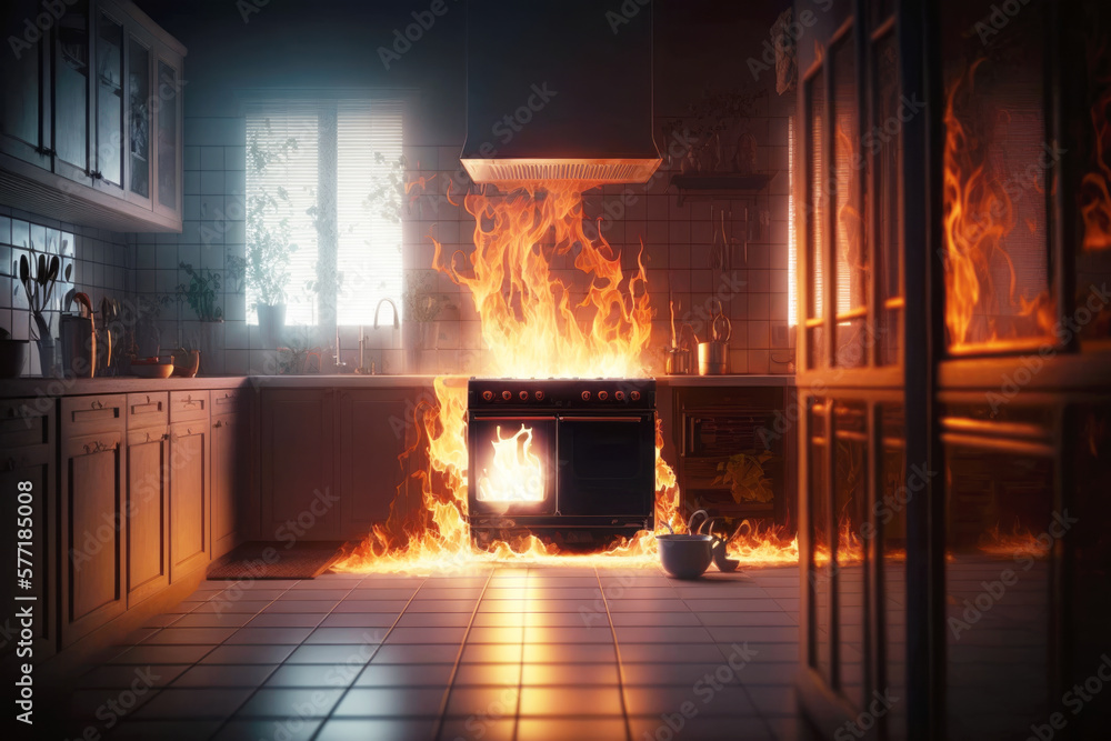 The destruction wrought by an errant flame rises quickly out of control ...