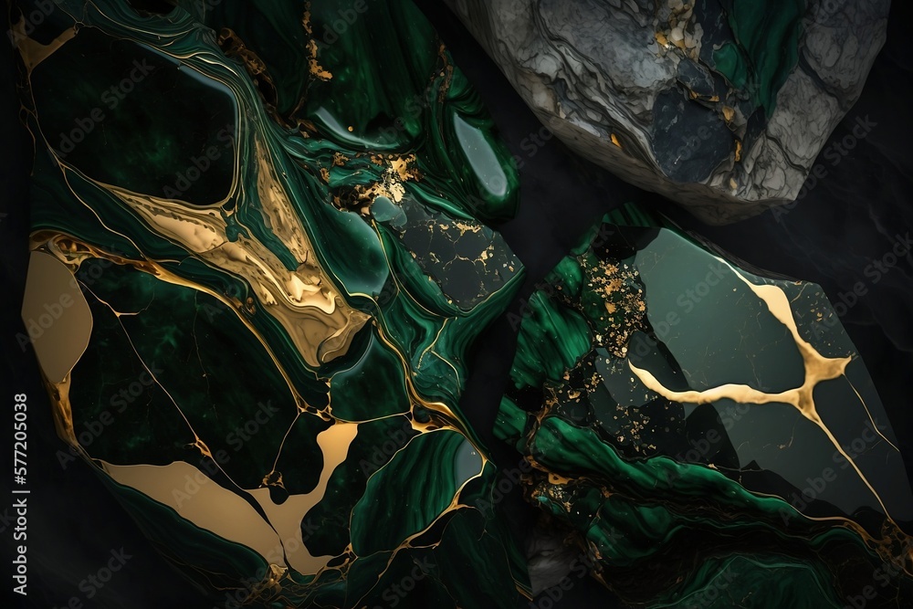 Abstract colorful marble art, and functional art, like watercolor geode ...