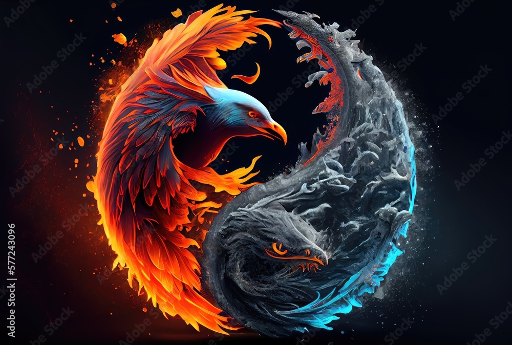 Ice Phoenix Wallpaper