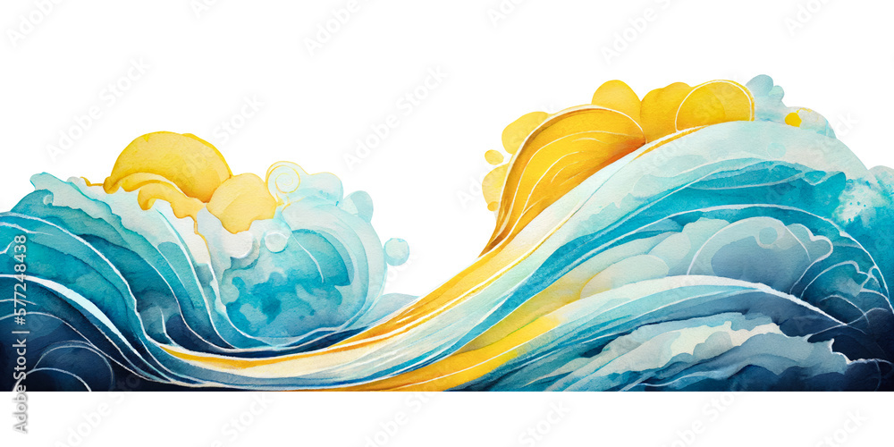 Blue and white abstract ocean wave texture. Transparent isolated png of ...