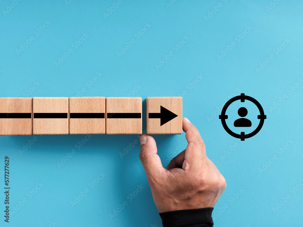 Target customer and buyer persona. Business market segmentation ...