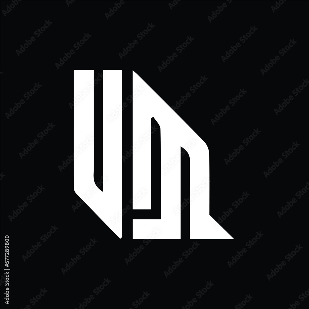 UM UM Logo Design, Creative Minimal Letter UM UM Monogram Stock Vector ...