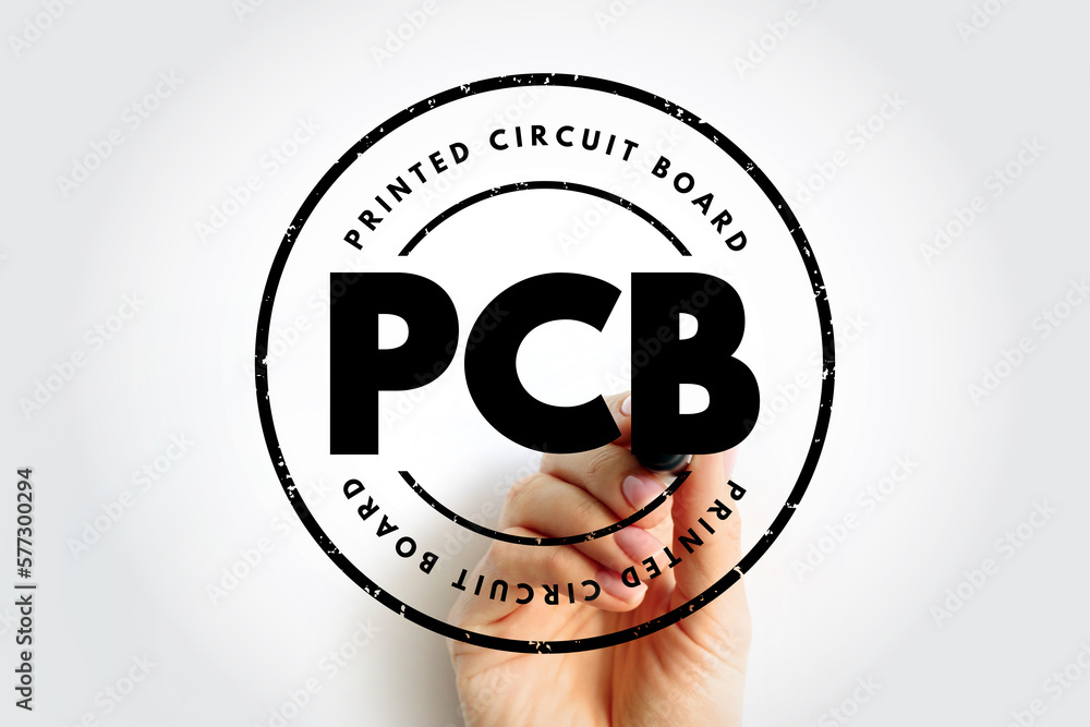 PCB Printed Circuit Board - laminated sandwich structure of conductive ...