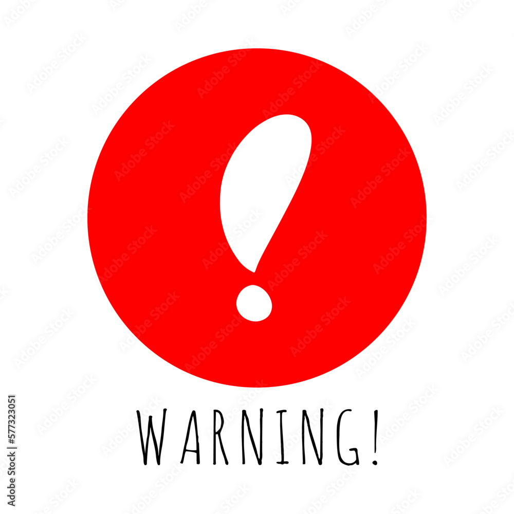 Warning sign, Red warning sign, Warning sign Icon, Warning sign on ...