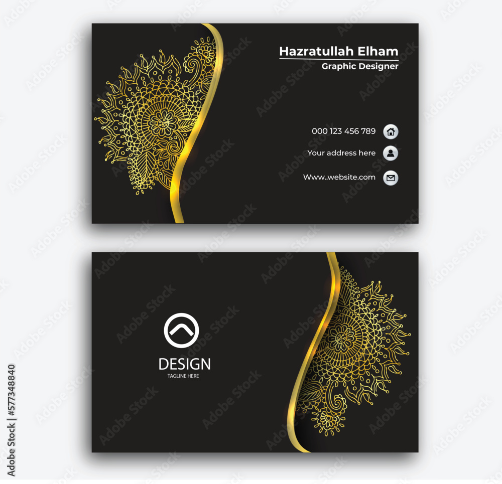 Professional Business Id card design template Stock Vector | Adobe Stock