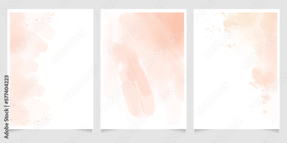 abstract loose beige sand beach watercolor background for wedding ...