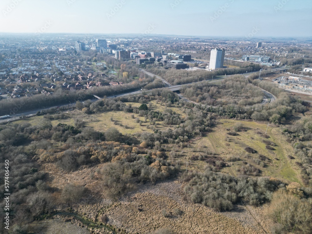 Poster Basingstoke Town Centre skyline – Wall Art | UkPosters
